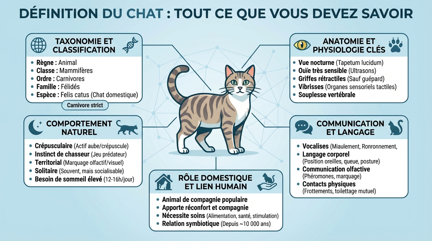 Définition du chat : tout ce que vous devez savoir - Lapin-extra-nain.fr